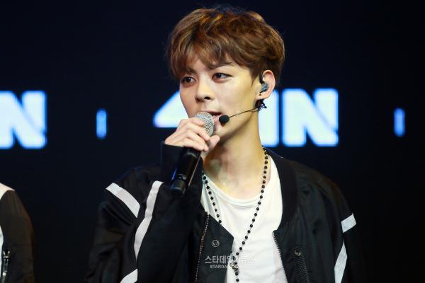 [S포토+] MAP6 썬, 강렬한 무대 뒤에 흐르는 땀 (MAP6 쇼케이스) - 스타데일리뉴스