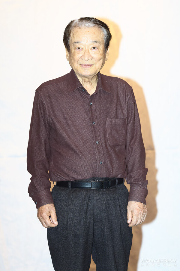 [S포토] 이순재, '인자한 리어왕~' (리어왕 연습실) - 스타데일리뉴스