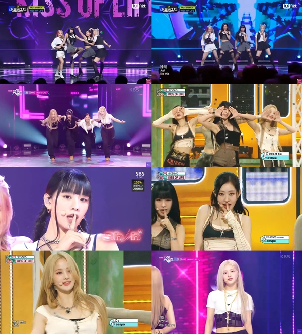 키스오브라이프, 음악방송 ‘쉿 (Shhh)’ 무대로 눈도장 - 스타데일리뉴스