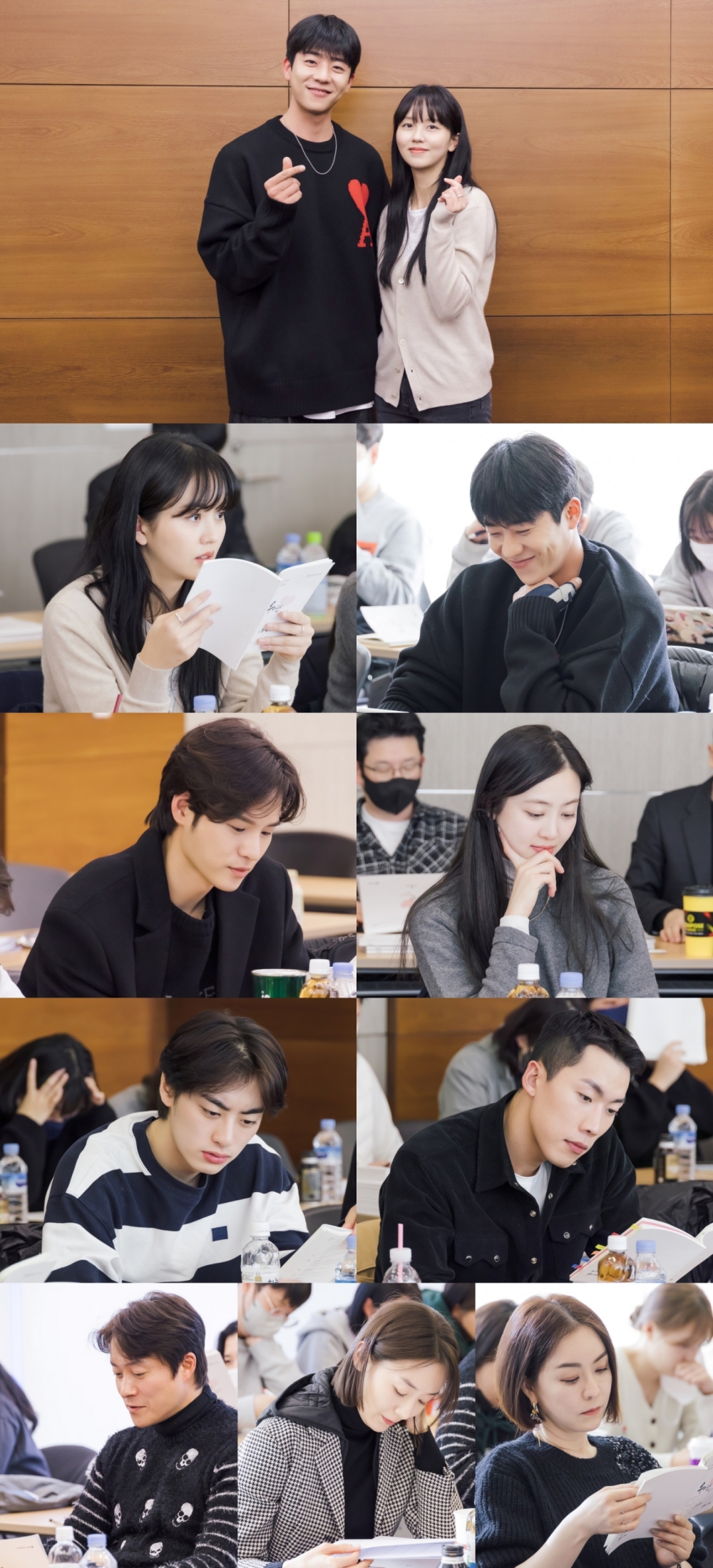 '우연일까?' 김소현-채종협-윤지온-김다솜-이원정-황성빈-최대철-윤정희, 웃음 유발 유쾌한 대본리딩 현장 - 스타데일리뉴스