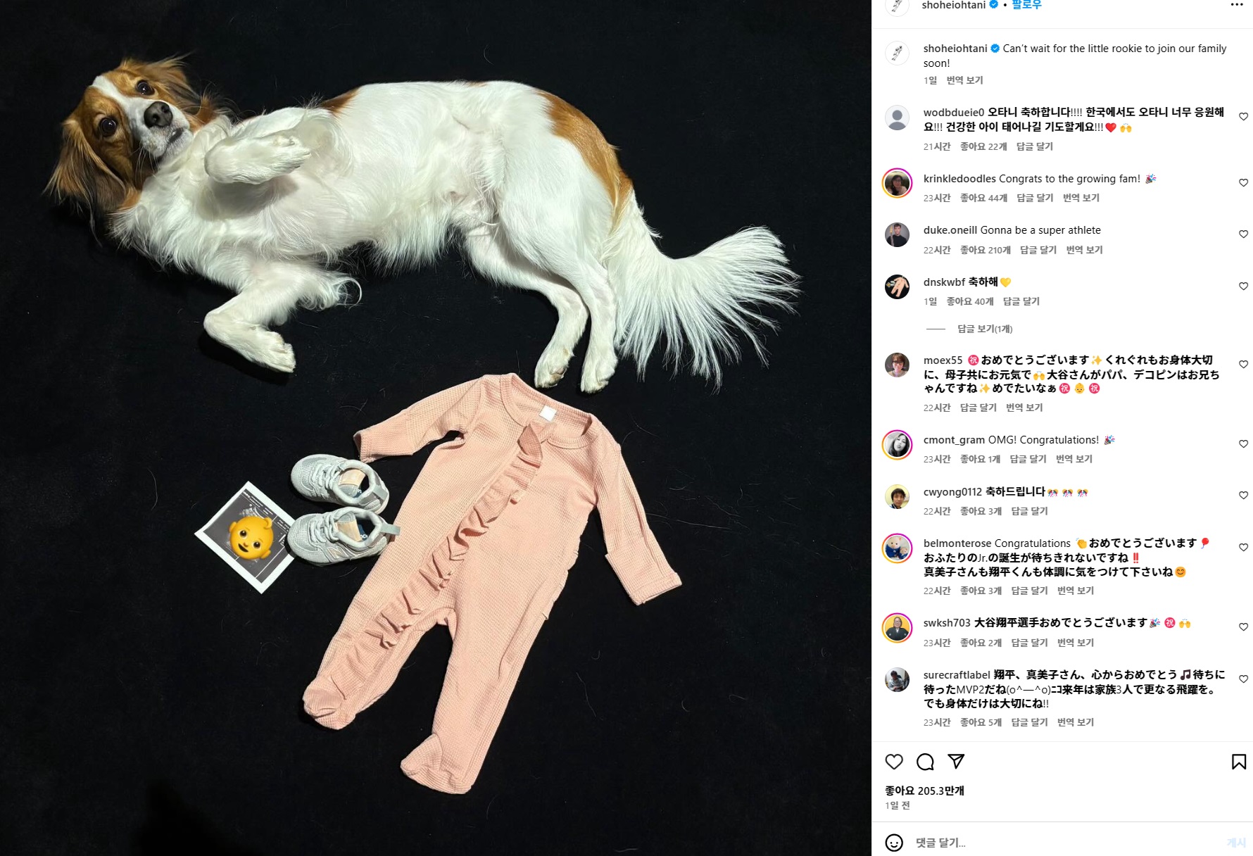 LA 다저스 오타니 쇼헤이, 첫 아이 맞는다…“작은 루키 곧 합류” - 스타데일리뉴스