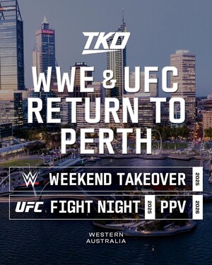[UFC] TKO 그룹, 서호주 정부와 파트너십 확장 체결...퍼스서 UFC와 WWE 대회 5회 개최 - 스타데일리뉴스